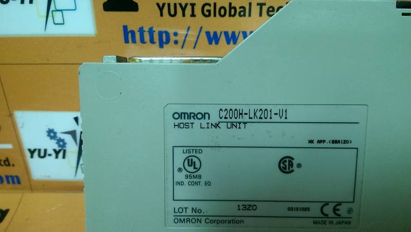 OMRON C200H-LK201-V1 HOST LINK UNIT MODULE - 裕益科技自動化設備可程式編碼器PLC分散式控制系統DCS